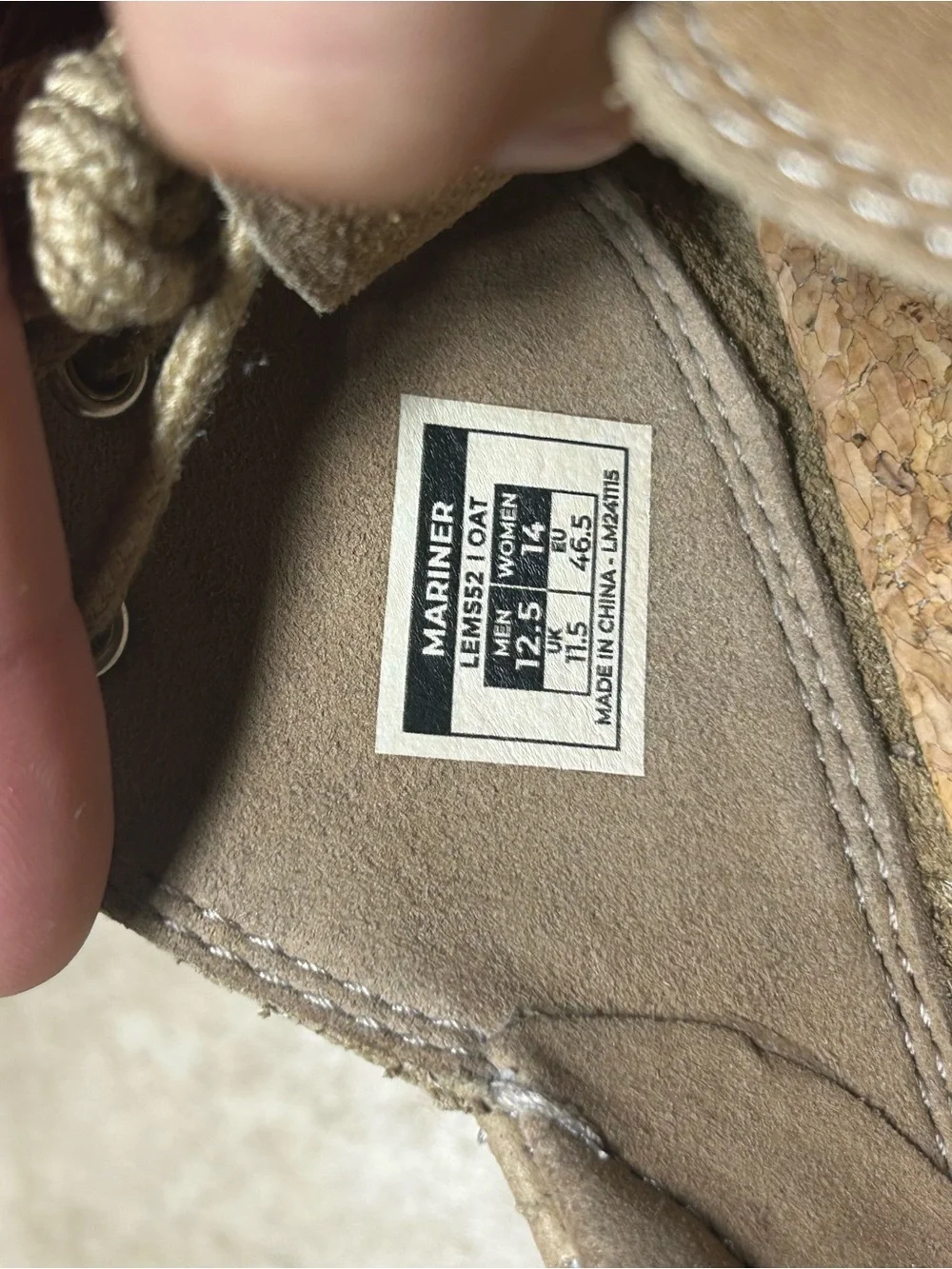 Lems | Shoes | Lems Mariner Sonora Boat Shoes Men 2 12 Beige Zero Drop ...